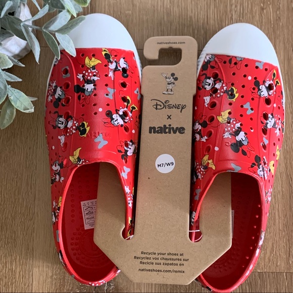 Native Shoes | Shoes | Nwt Disney Natives Minnie Mouse M7w9 | Poshmark